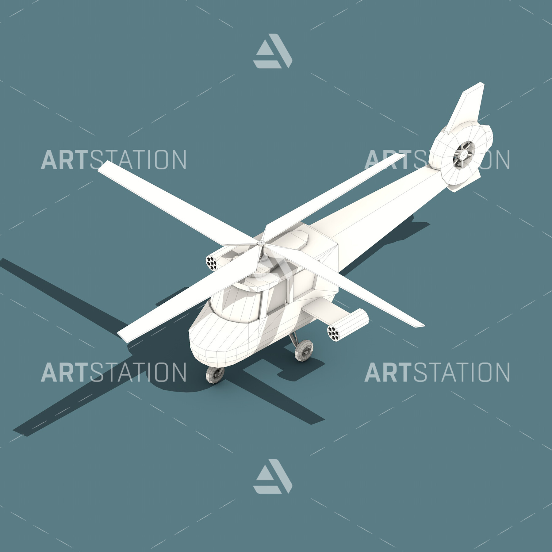 ArtStation - Low Poly Military Air Force Isometric Icon | Game Assets
