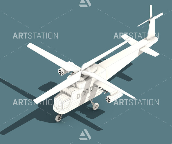 ArtStation - Low Poly Military Air Force Isometric Icon | Game Assets