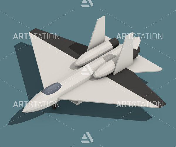 ArtStation - Low Poly Military Air Force Isometric Icon | Game Assets