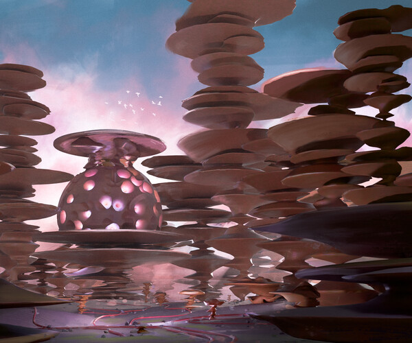 ArtStation - Alien Shapes for Concept Art - Blender | Resources