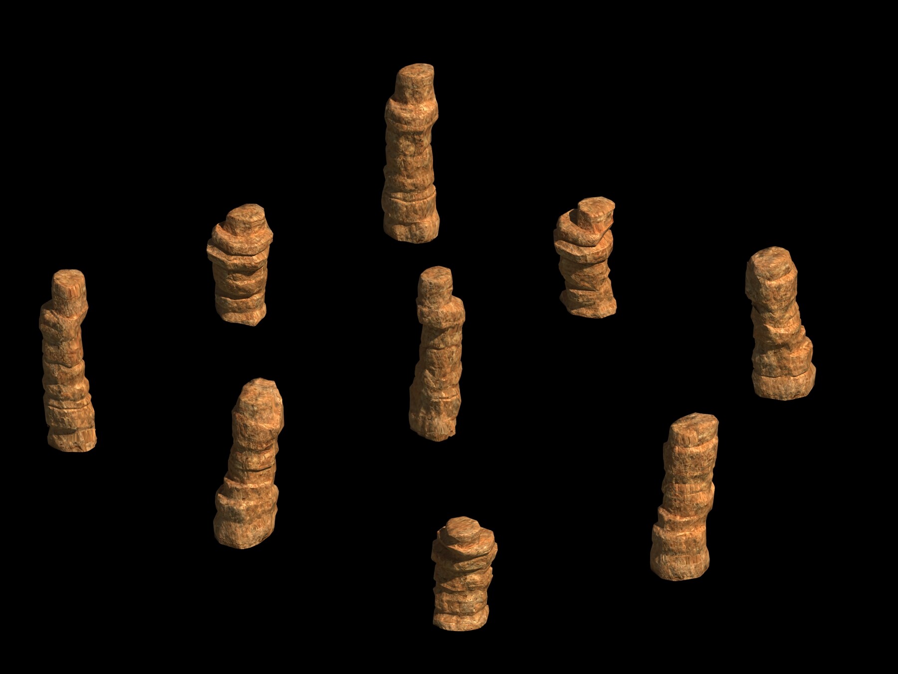 ArtStation - Desert - Mountain - Wind Stone 06 | Game Assets