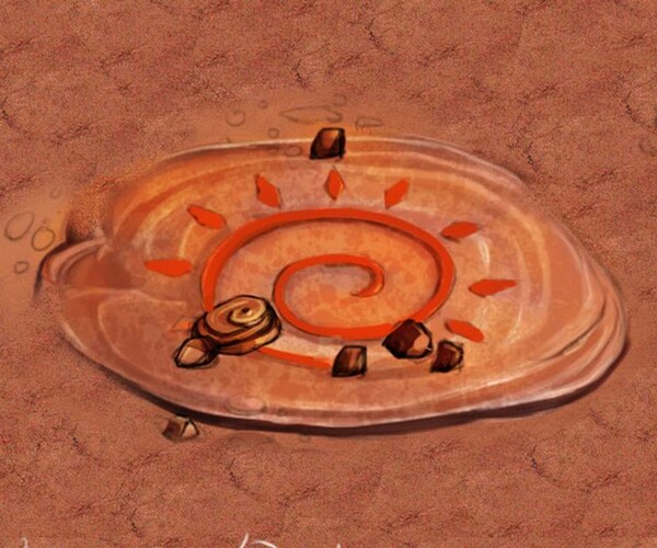 ArtStation - Desert - Mountain - Wind Stone 15 | Game Assets