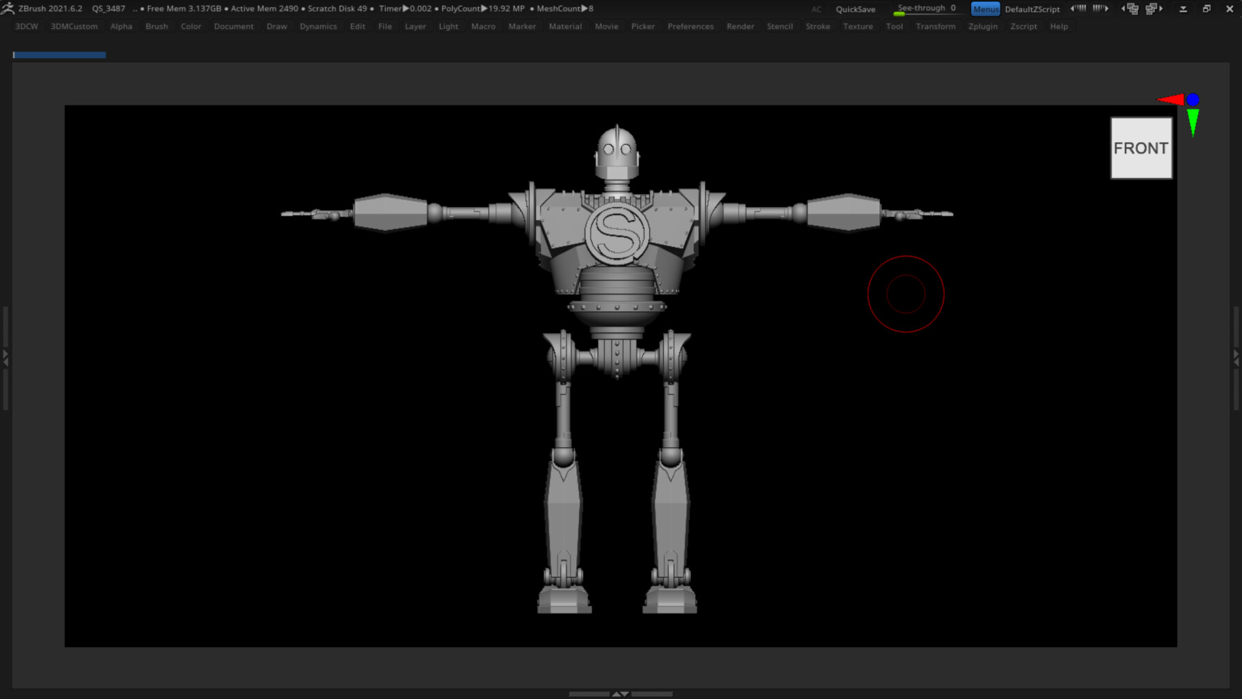 ArtStation - Iron Giant Full model | Resources