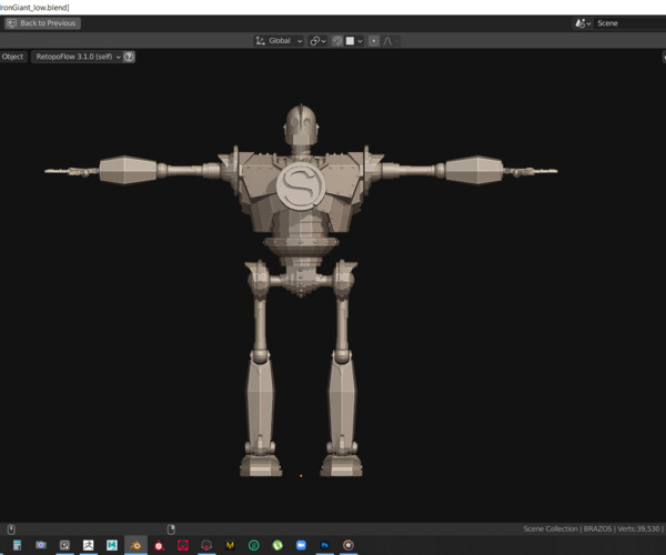 ArtStation - Iron Giant Full model | Resources
