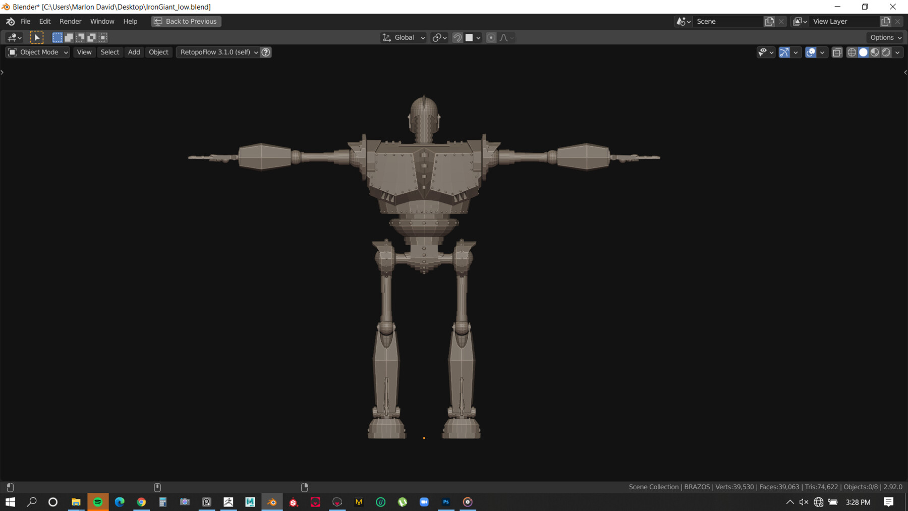 ArtStation - Iron Giant Full model | Resources
