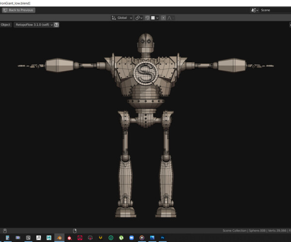 ArtStation - Iron Giant Full model | Resources