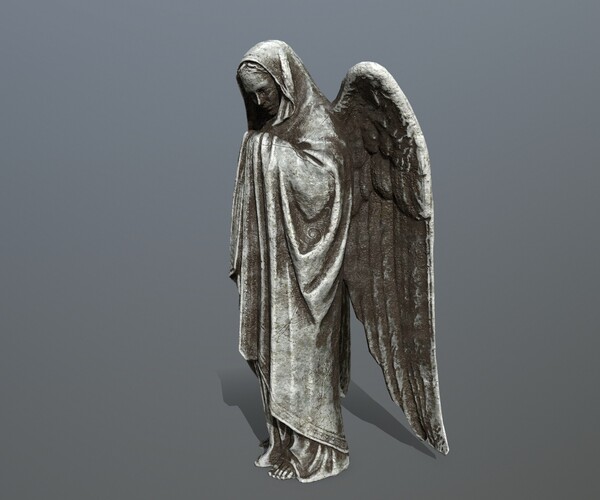 ArtStation - angel statue | Game Assets