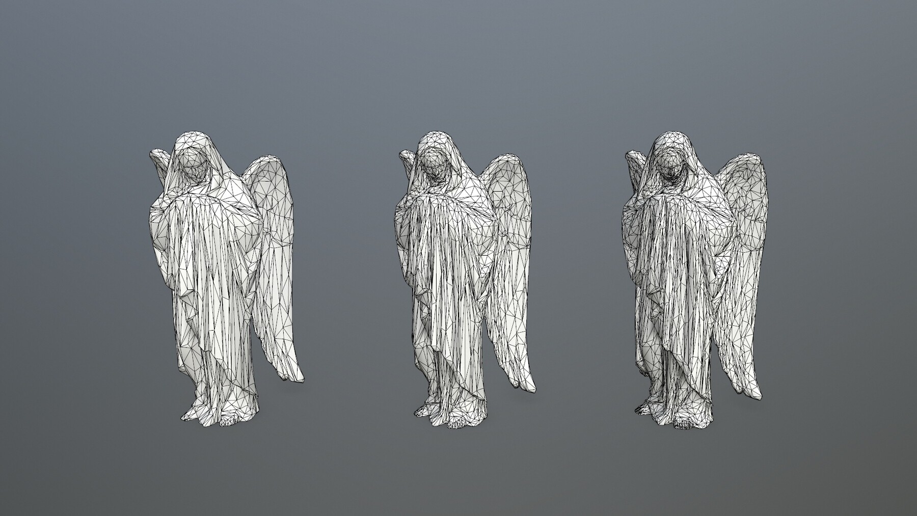 ArtStation - angel statue | Game Assets
