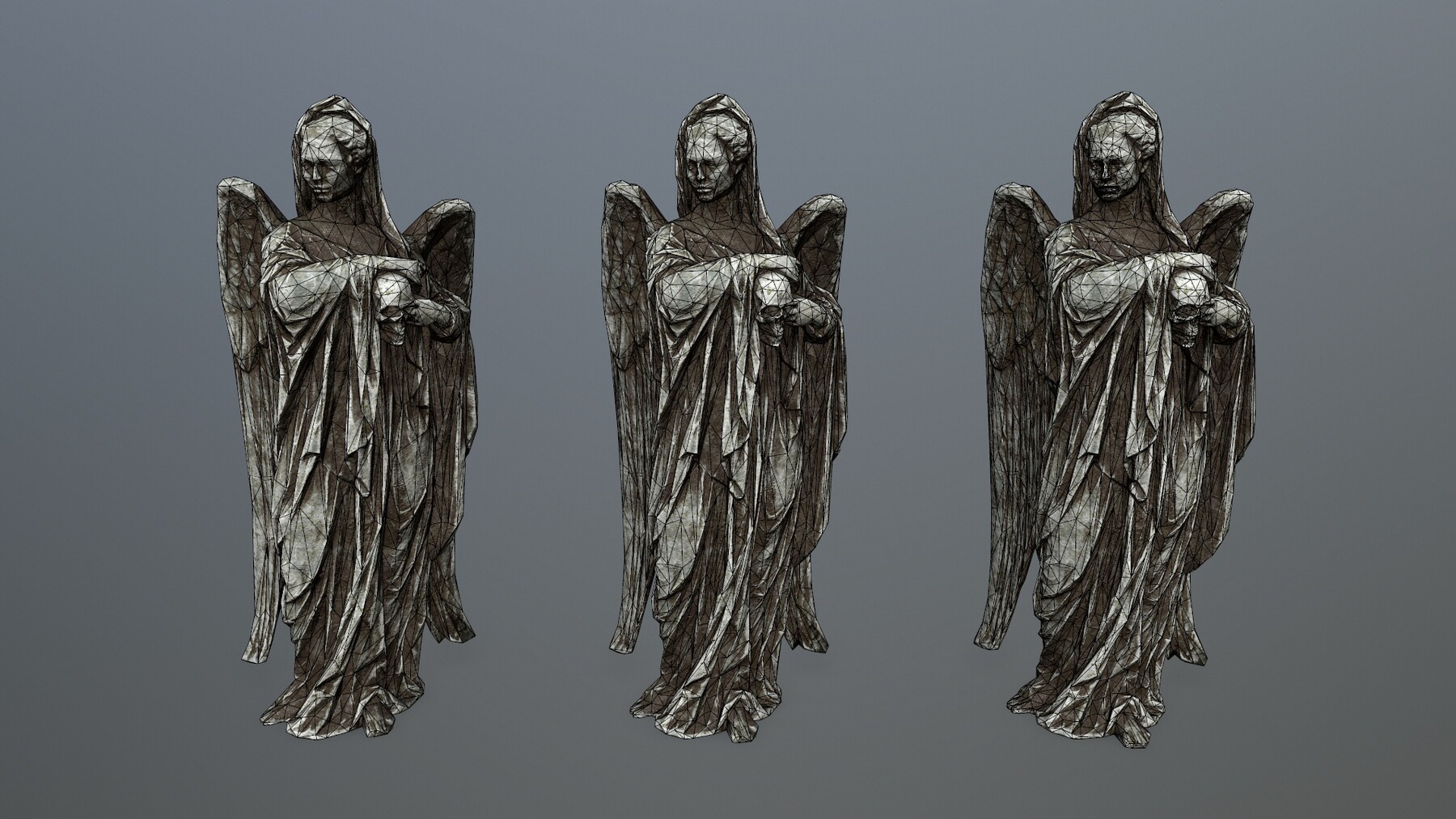 ArtStation - angel statue 2 | Game Assets
