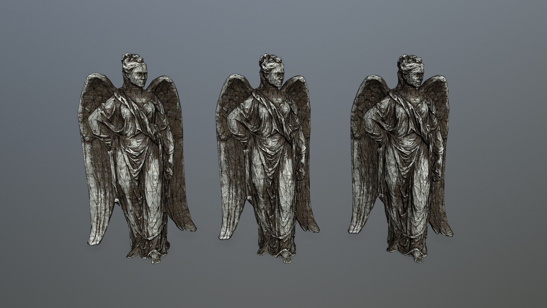 ArtStation - angel statue 5 | Game Assets