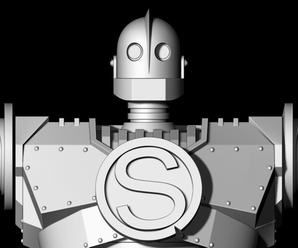ArtStation - Iron Giant Full model | Resources