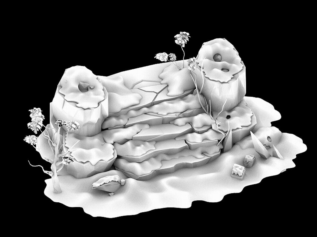 ArtStation - Kunlun Snow Mountain - Shiti 25 | Game Assets