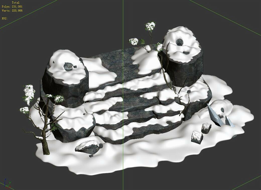 ArtStation - Kunlun Snow Mountain - Shiti 25 | Game Assets