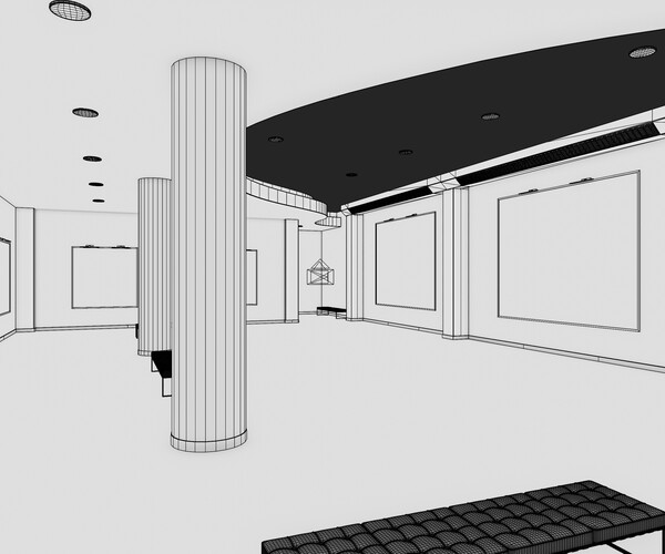 ArtStation - Art Museum Gallery Interior 3 | Resources