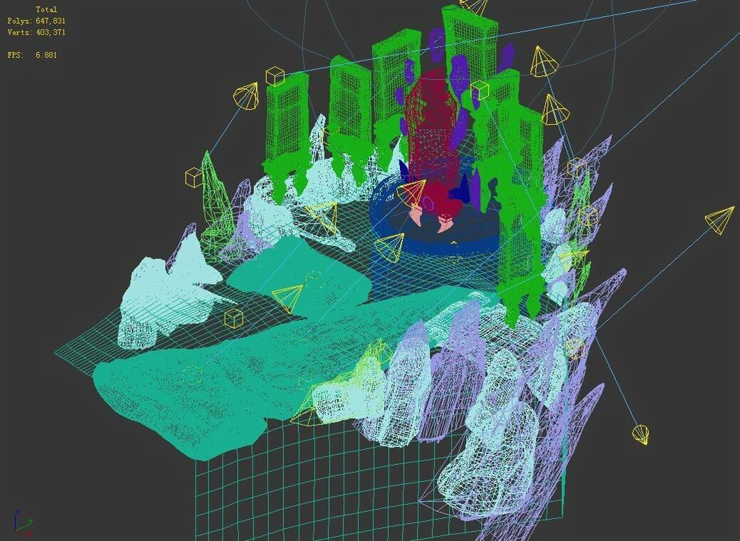 ArtStation - Magic Palace - Mountain 02 | Game Assets