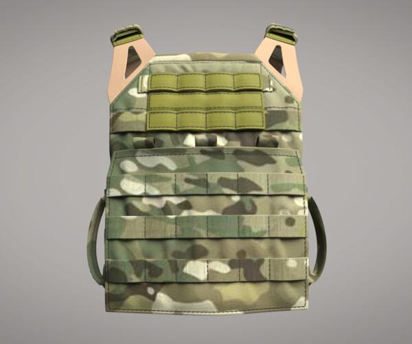 ArtStation - Military Bulletproof Plate Carrier Vest Crye Precision JPC ...