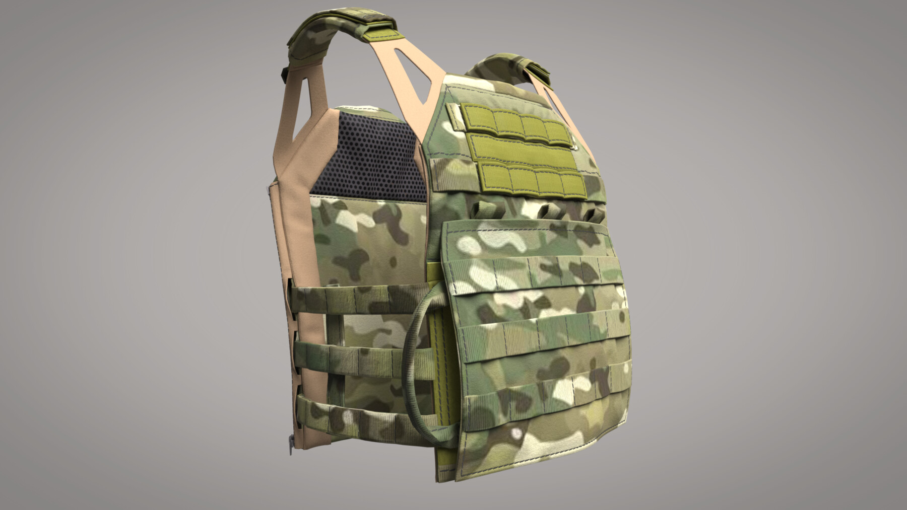 ArtStation - Military Bulletproof Plate Carrier Vest Crye Precision JPC ...