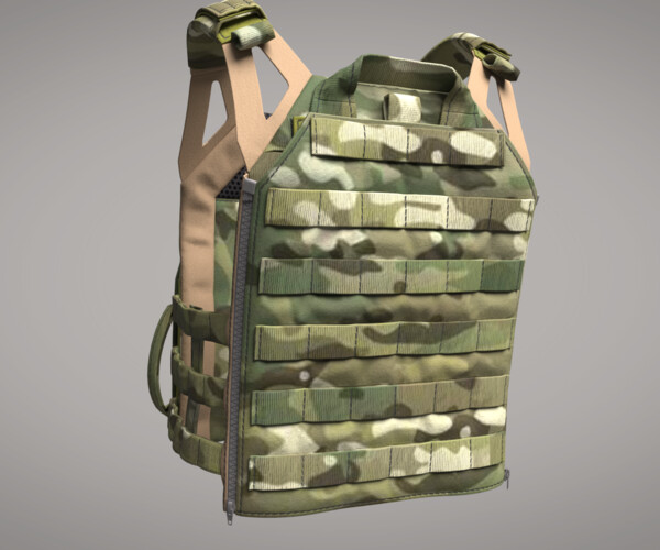ArtStation - Military Bulletproof Plate Carrier Vest Crye Precision JPC ...