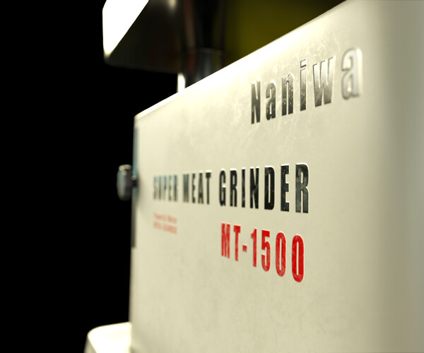 ArtStation - Meat Grinder - Naniwa MT-1500 | Resources