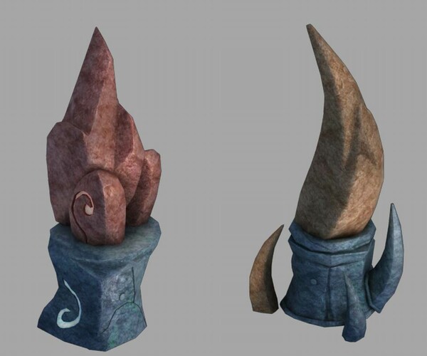 ArtStation - Lava Hell - Stone Tooth 32 | Game Assets