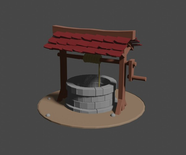 ArtStation - Well scene | Game Assets