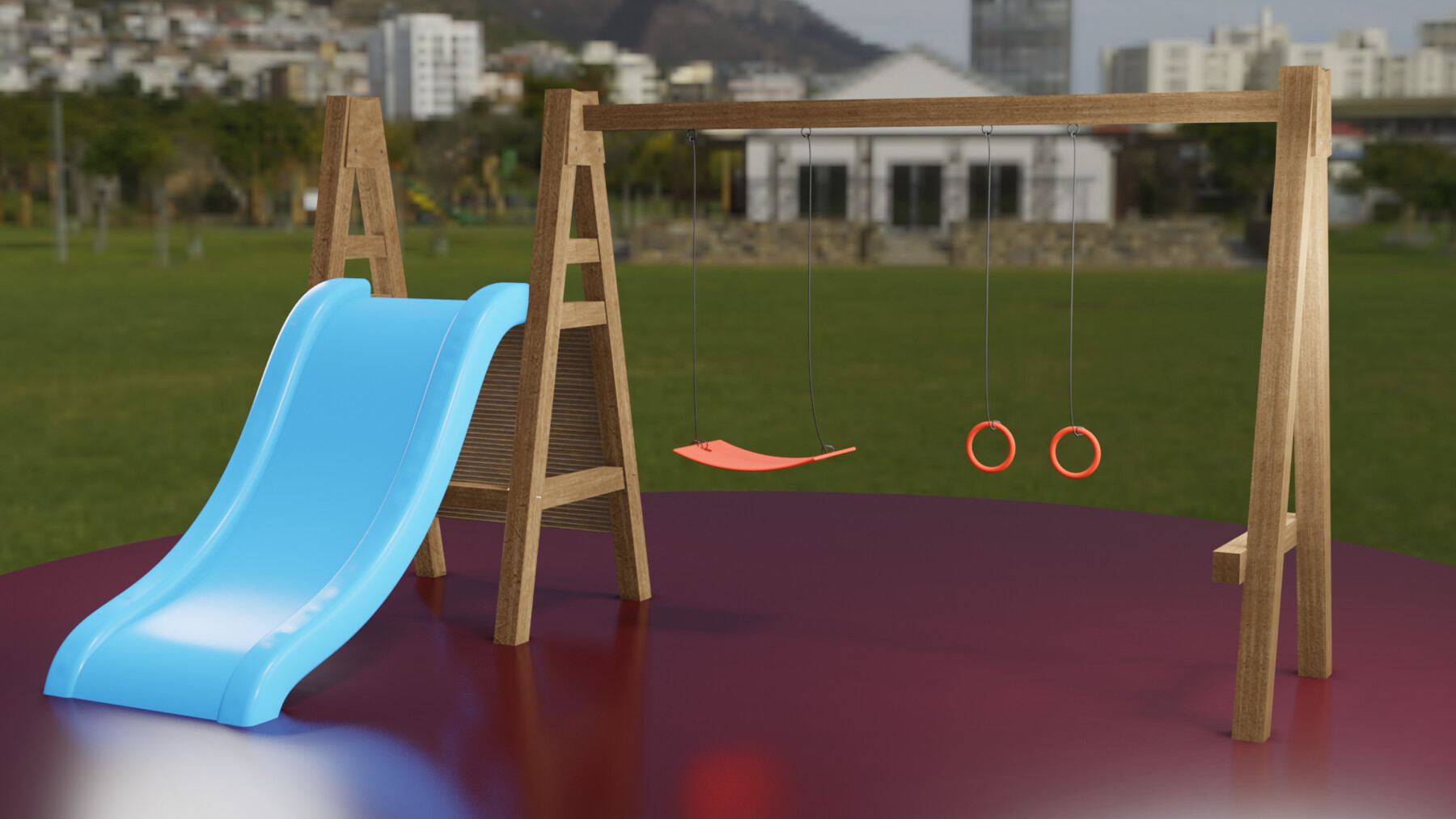 ArtStation - PLAYGROUND SLIDE AND SWING PACK | Resources