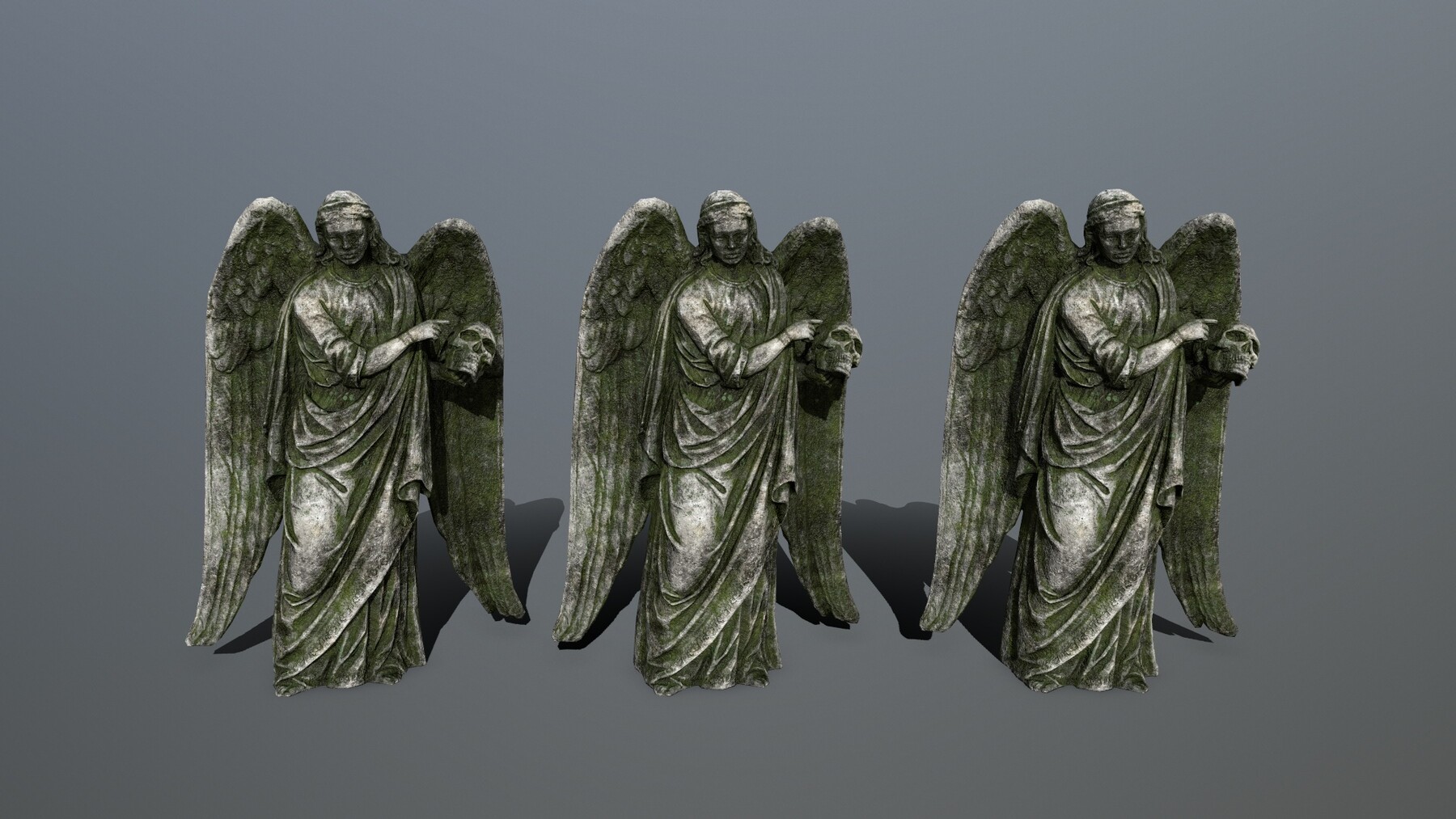 ArtStation - angel statue 3 | Game Assets