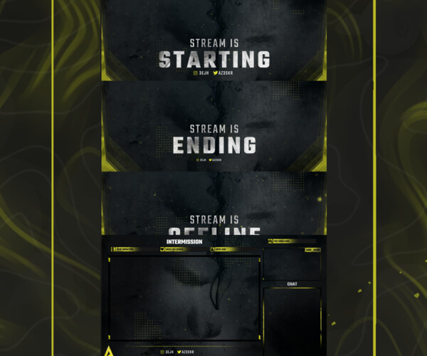 ArtStation - Twitch pack | Resources