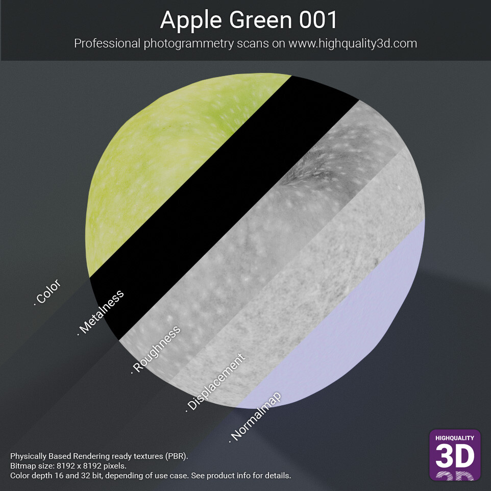 ArtStation - Apple green 001 | Resources