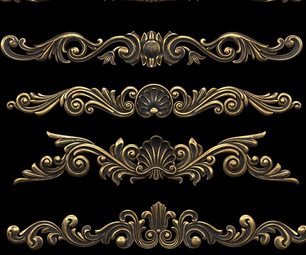 ArtStation - Collection Of Classical Ornaments | Resources