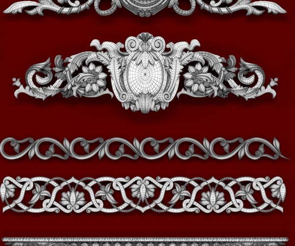 ArtStation - 4k Classical ornaments | Resources