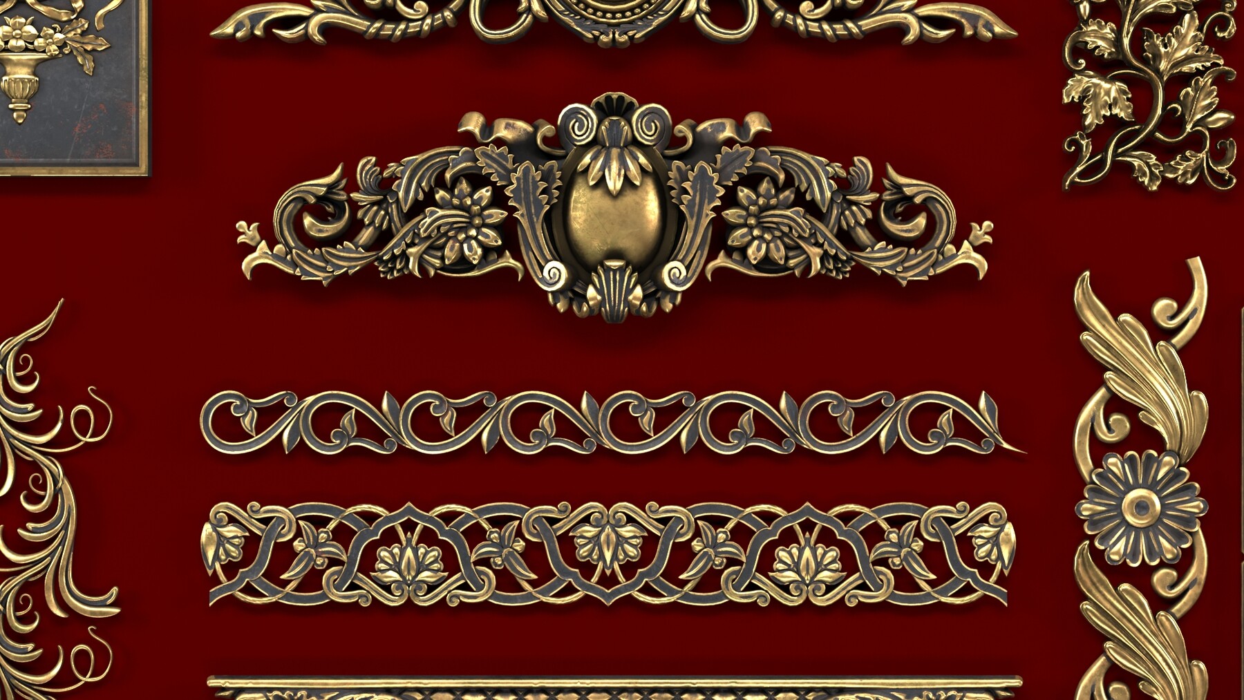 ArtStation - 4k Classical ornaments | Resources