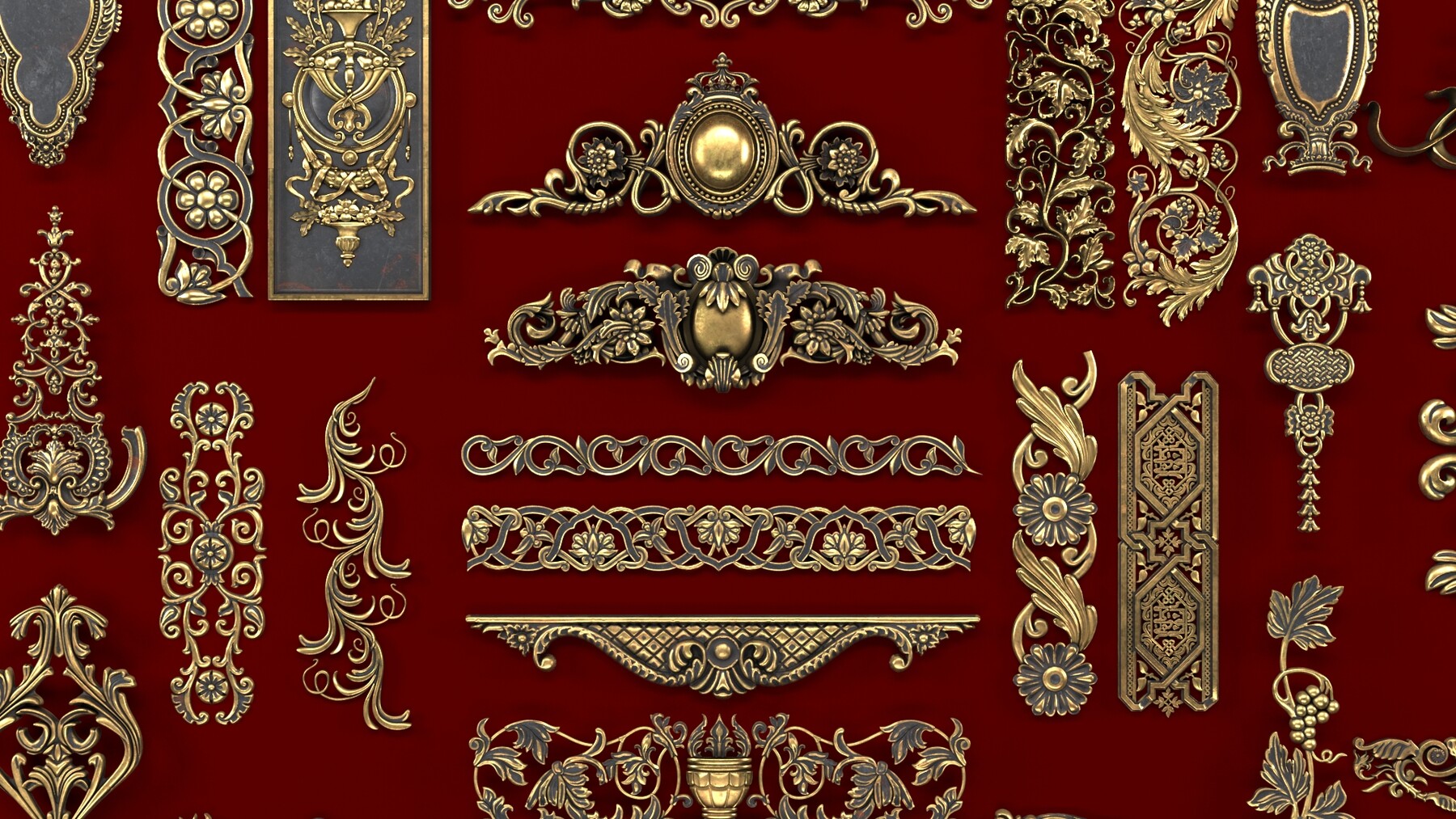 ArtStation - 4k Classical ornaments | Resources
