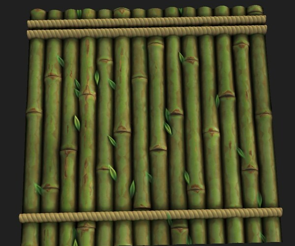 ArtStation - Stylized Bamboo | Game Assets