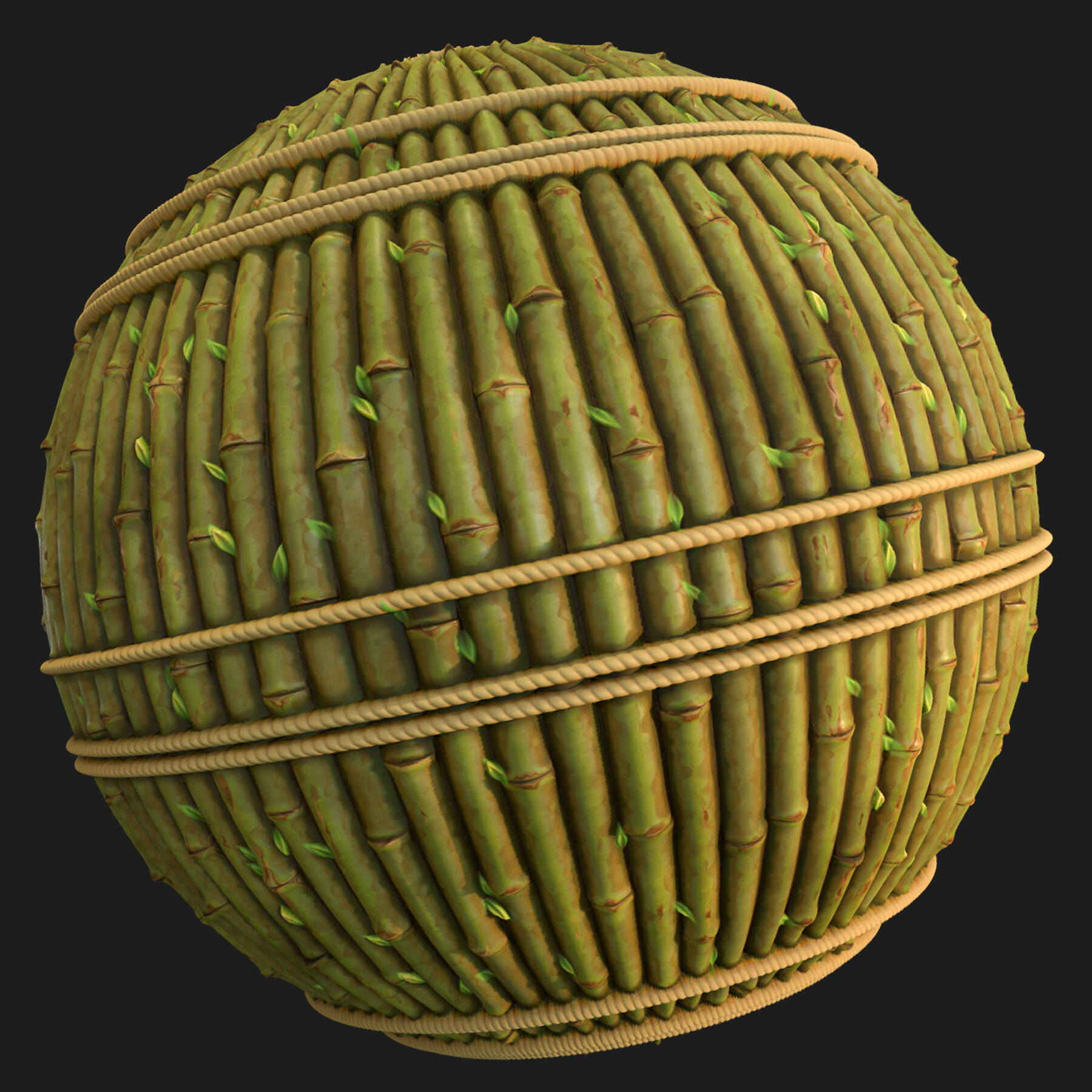 ArtStation - Stylized Bamboo | Game Assets