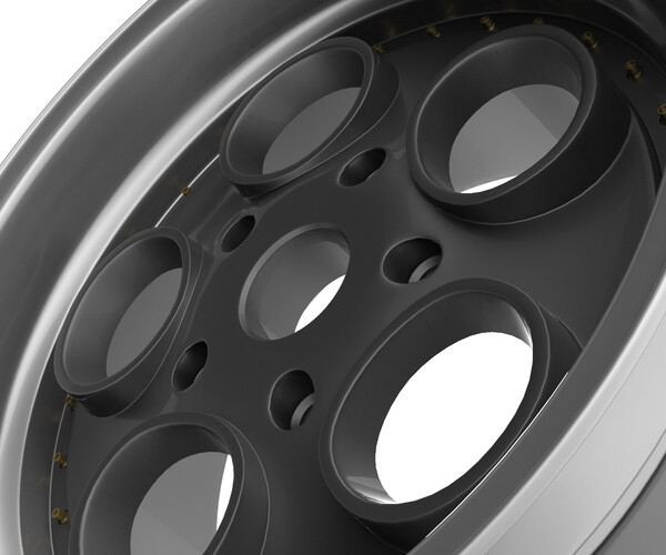 ArtStation - Autostrada Monza Custom wheel 3D model | Game Assets