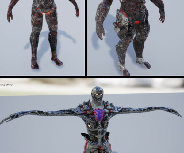 ArtStation - UE4 Cyborg, Alien, Mutant (cyborg Pack) | Game Assets