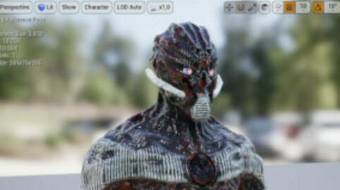 ArtStation - UE4 Cyborg, Alien, Mutant (cyborg Pack) | Game Assets