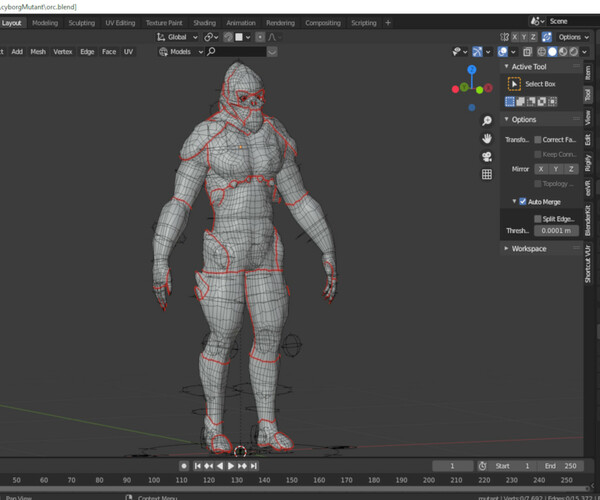 ArtStation - UE4 Cyborg, Alien, Mutant (cyborg Pack) | Game Assets