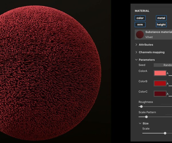 ArtStation - Velvet Material | Resources