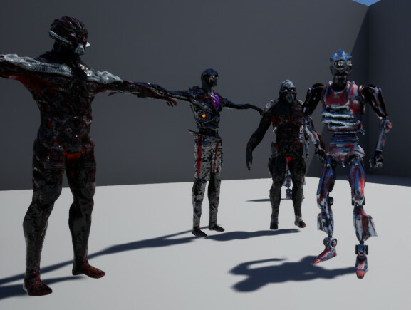 ArtStation - UE4 free Robot from cyborg Pack | Game Assets