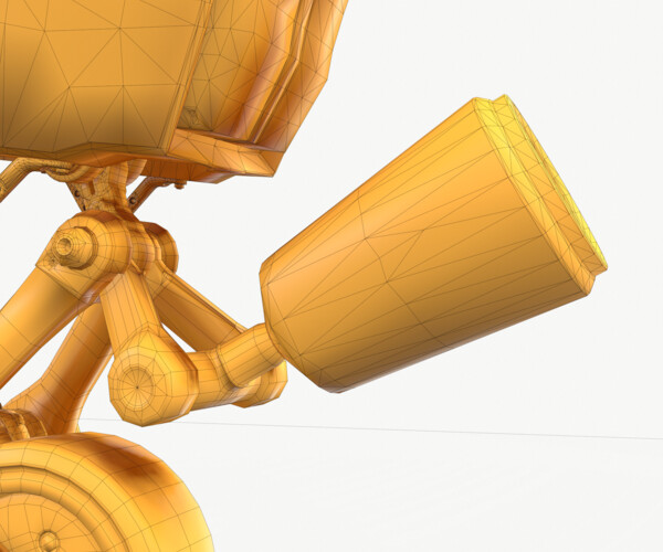 ArtStation - Monocykl Sci-Fi Robot | Game Assets