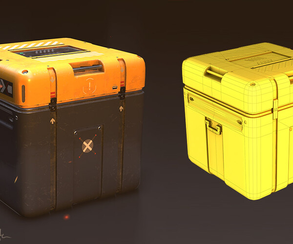 ArtStation - Sci-Fi Equipement Box | Game Assets