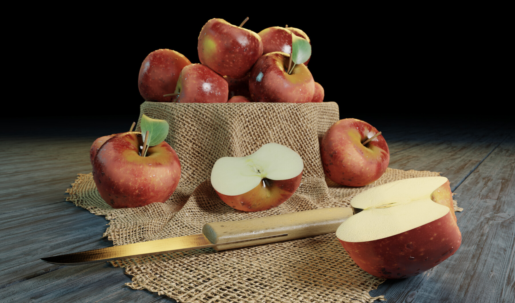 ArtStation - Apple Tray - Wallpaper | Artworks