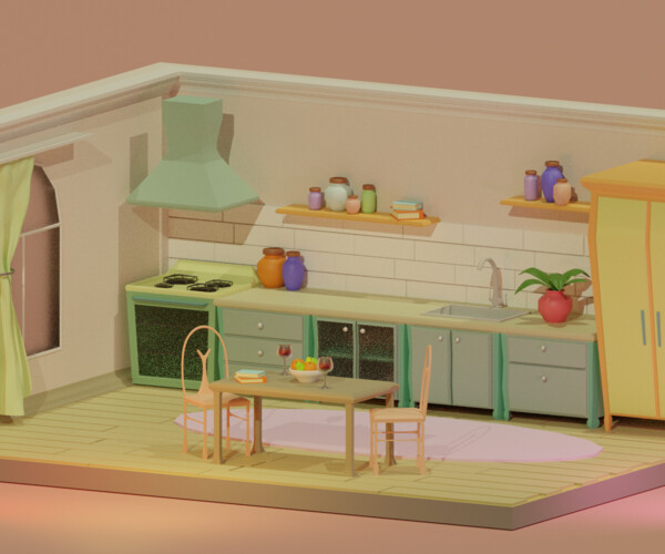 ArtStation - Tiny Kitchen | Game Assets