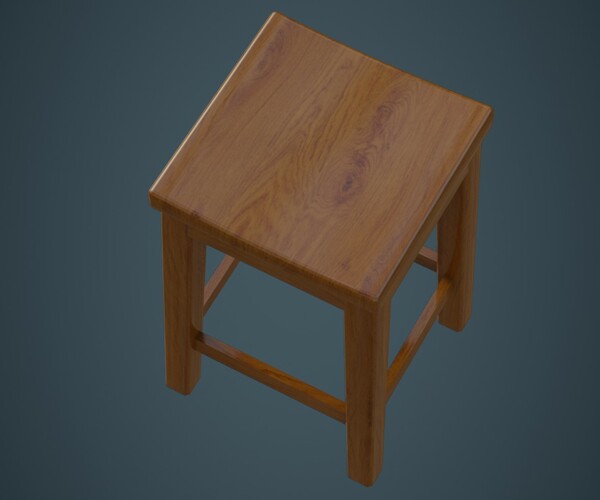 ArtStation - Stool 1A | Game Assets