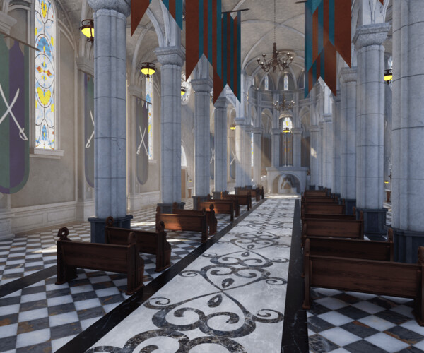 ArtStation - Church | Game Assets