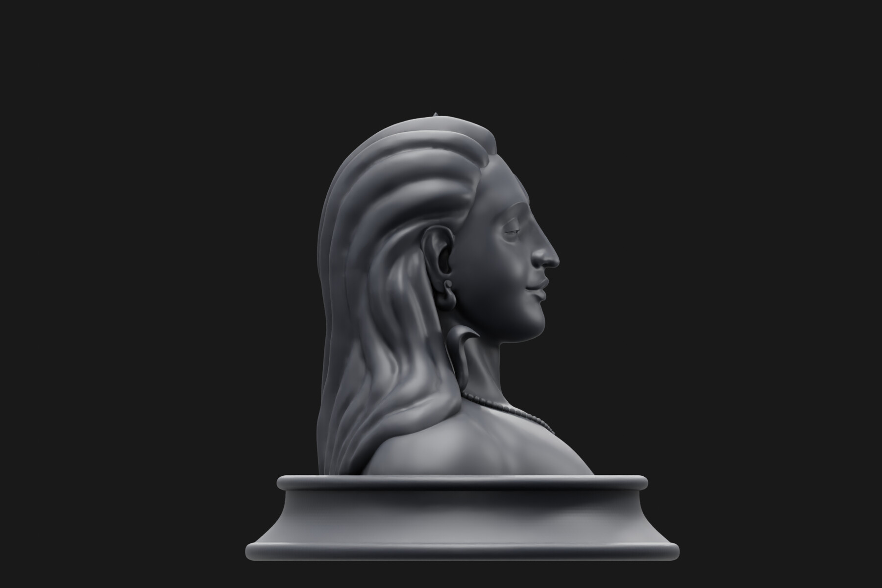 ArtStation - Adi Yogi statue | Resources