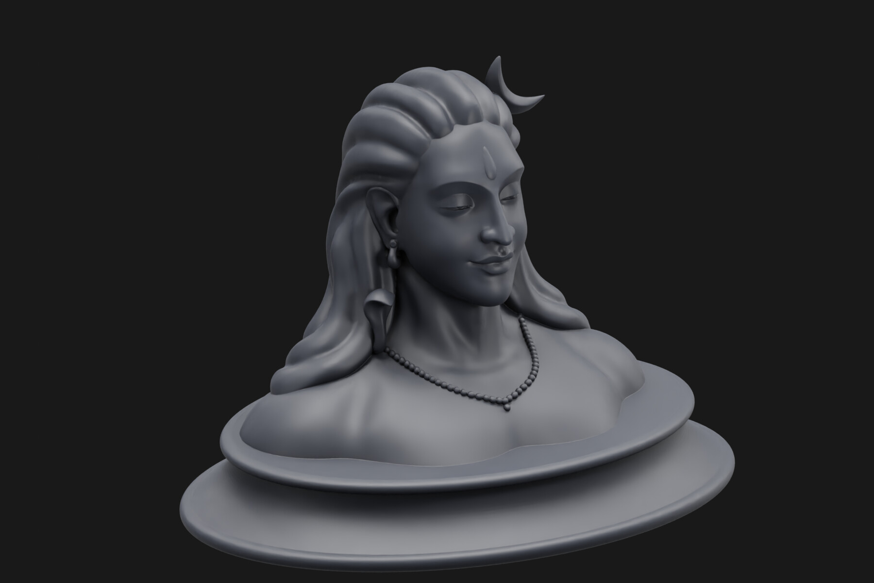 ArtStation - Adi Yogi statue | Resources