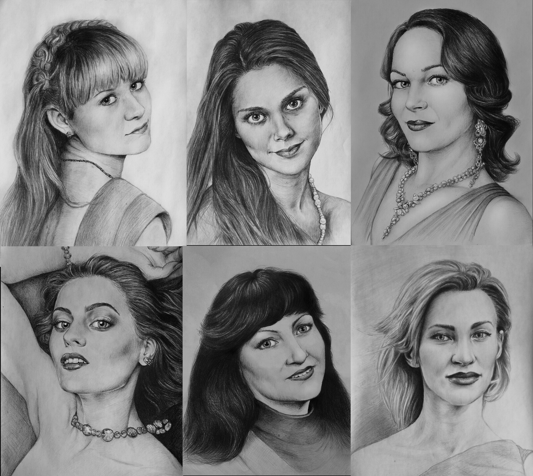 ArtStation - Portraits of female models. 12 pieces | Artworks